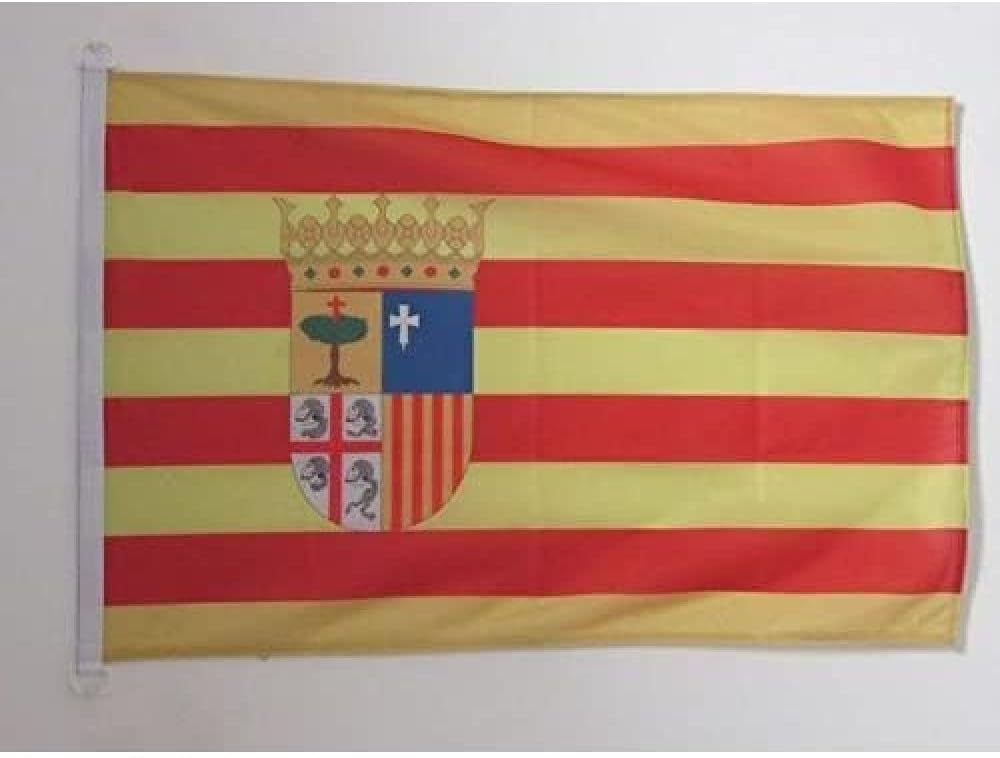 Amazon.com : AZ FLAG Aragon Flag 3' x 5' External Use - Spanish Region ...
