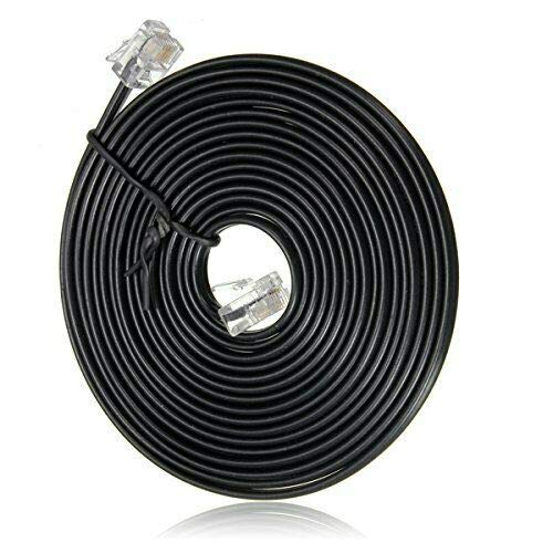 3X(RJ11 6P4C Telephone Cable Cord ADSL Modem 3 Meters R8H7) : Amazon.in ...