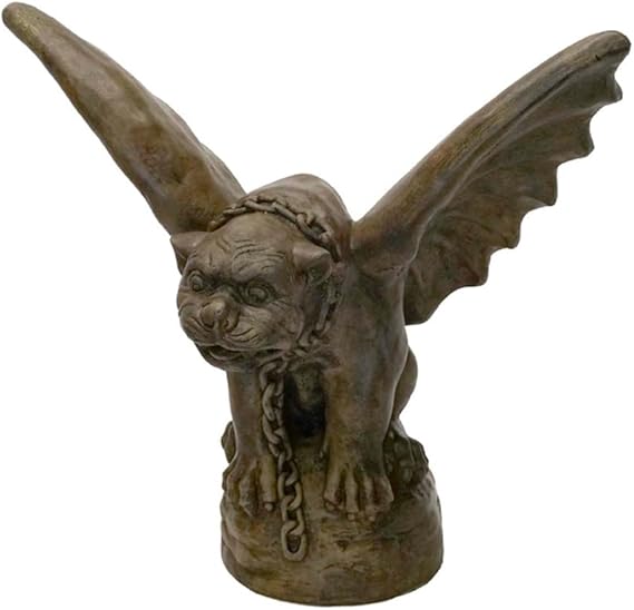 Amazon.com : Solid Rock Stoneworks Large Gargoyle Concrete Statue, 19 ...