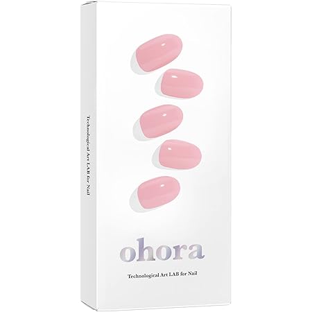 Amazon.com: ohora Semi Cured Gel Nail Strips (N Milk Rose) - Works with any UV nail lamps, Salon ...