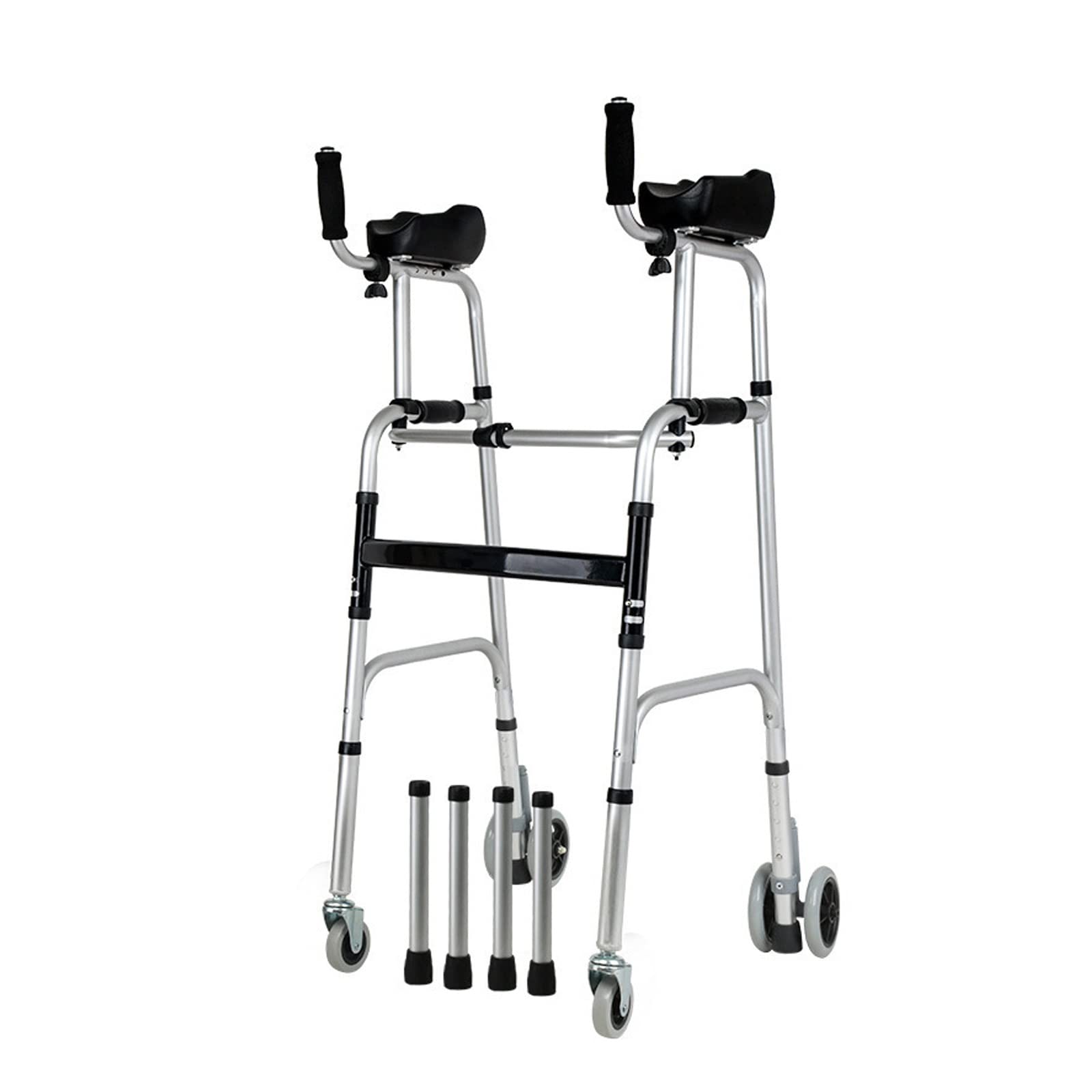 Buy Baze Walkers Walking Frame Ultra Narrow Walking Frame with Wheels ...