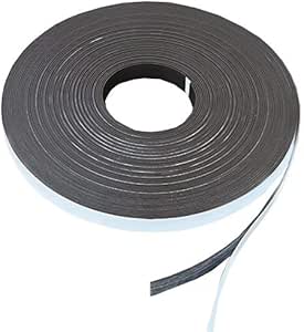 1m Heavy Duty Self Adhesive Magnetic Tape Sticky Back Magnet Strip 30mm ...