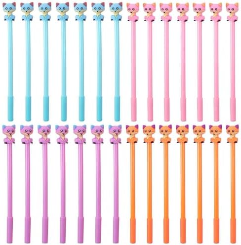 Amazon.com: GetCoupon 28pcs Fox Pens Animal Gel Pen, Cute Black Ink ...