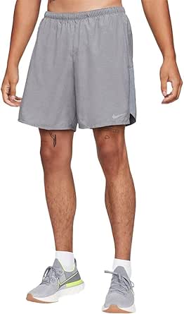 Nike Challenger Men's Brief-Lined Running Shorts CZ9066-084 (Smoke Grey ...