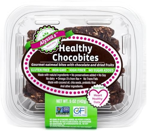 Amazon.com: Alyssa’s Chocobites ⎸ Gluten Free Cookies, Healthy Snacks ...