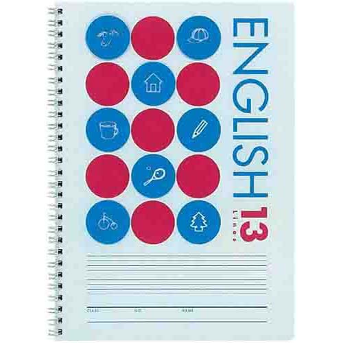 KOKUYO English Study Book Twin Ring Binding 6# # # # 13 Column, a Ruled ...