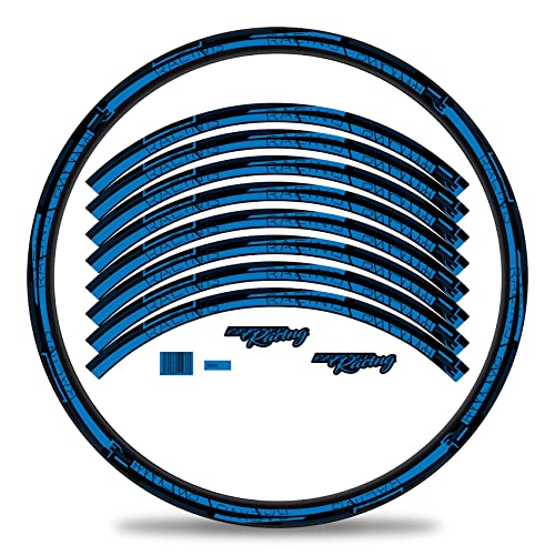 Finest Folia Set of 16 Wheel Rim Stickers for Bicycle Rims in Stripes ...