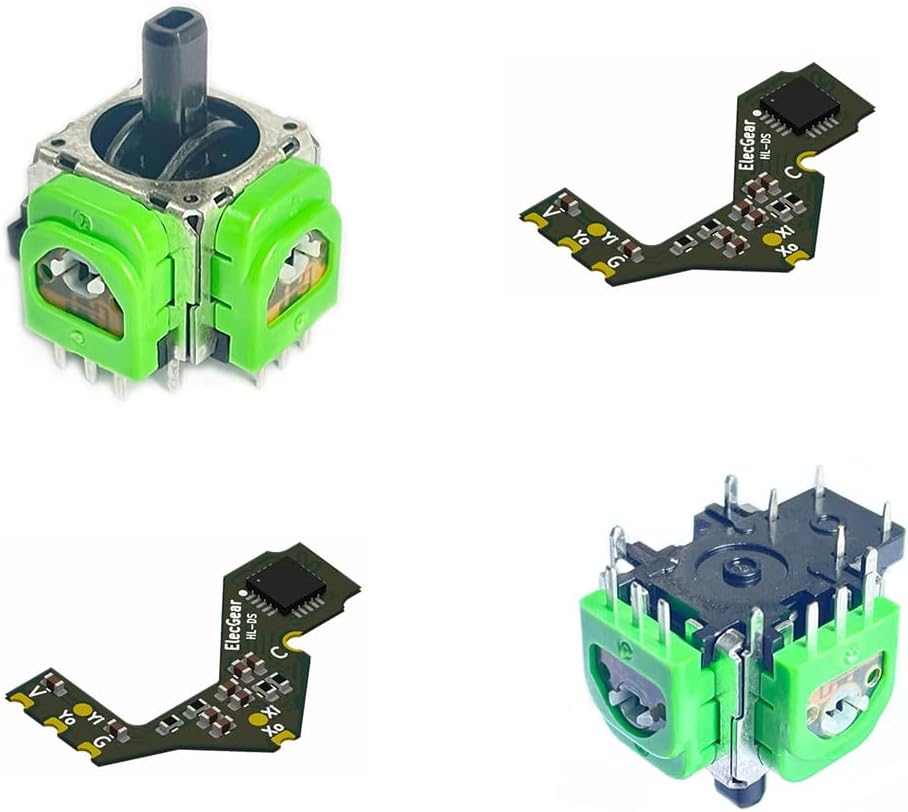 Amazon.com: ElecGear Hall Joystick Kit Replacement for DualSense PS5 ...