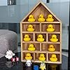 Amazon.com: TANG SONG 1 PC 11-Slot Wooden House-Shaped Mini Figures ...