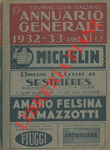 Amazon.com: Annuario generale 1932/33.: TCI -: Books