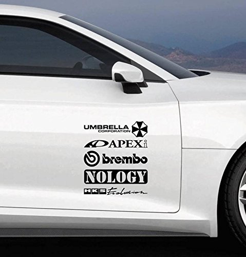 ARWY Car Stickers ' Car Sticker Combo No.175 ' (Size -35 cm X 30 cm ...
