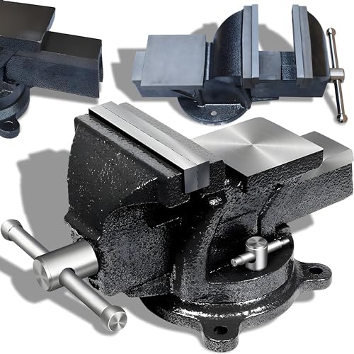 Retoo Bench Vice 125 mm Wingspan Table Vice Rotating Workbench High ...