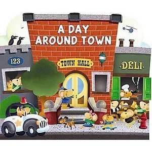 A Day Around Town (Inside/Outside Books): Howard, Lee, Adam Deveney and ...