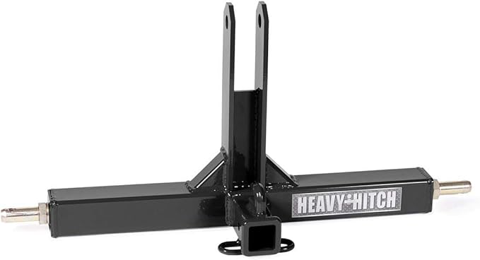 Amazon.com: Category 2, 3 Point Hitch Receiver Drawbar Adapter - Black ...