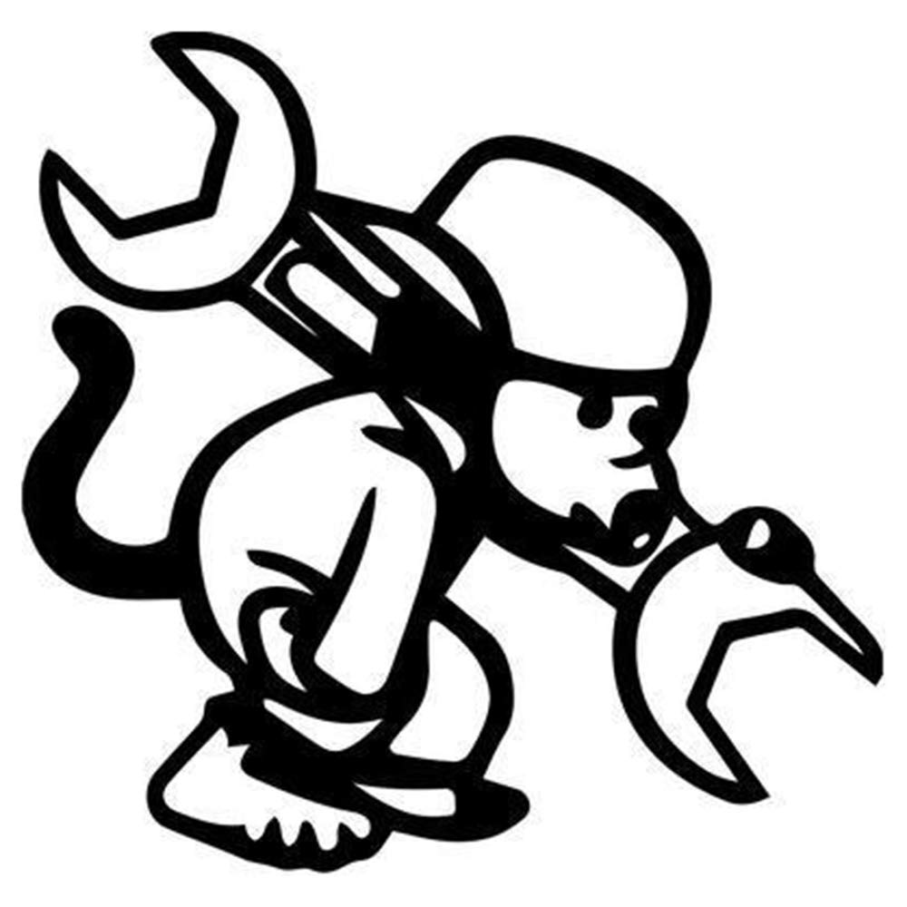 Buy Monkey Wrench Mechanic - Vinyl Decal Sticker Car Decal Bumper ...