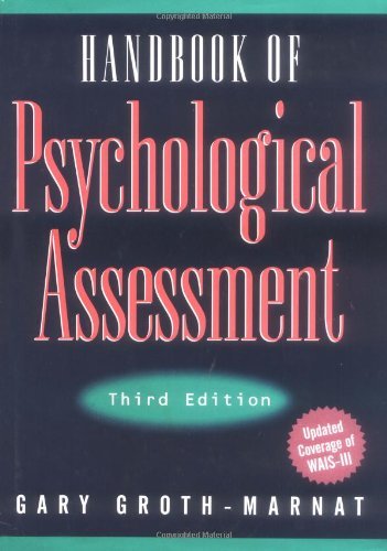 Buy Handbook of Psychological Assessment Book Online at Low Prices in ...