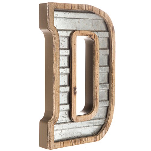 Amazon.com: XXL 14" Galvanized Metal and Wood Industrial Home and ...