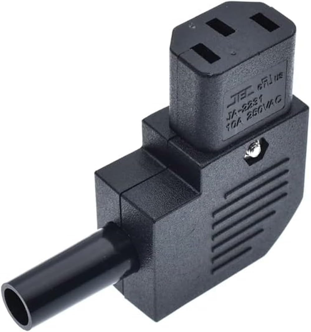 Amazon.com: Toptekits IEC C13 Right Angled Power Cord Plug Connector ...