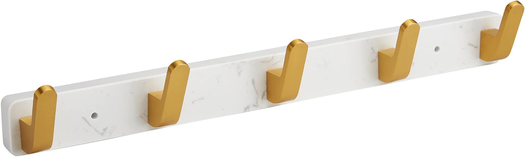 Amazon.com: Generic Wall Mounted Coat Rack Multi Hooks Elegant Walnut ...