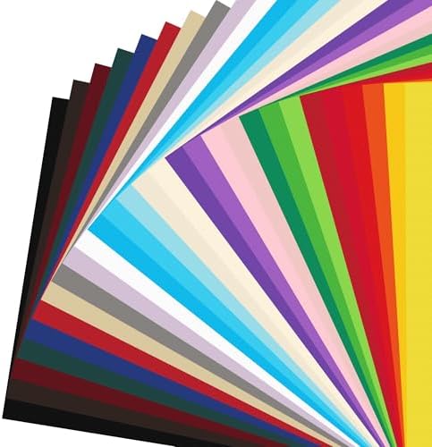 70 Sheets Colored Cardstock -7 Colors Paper 8.5 x 11 inch Art Crafts ...