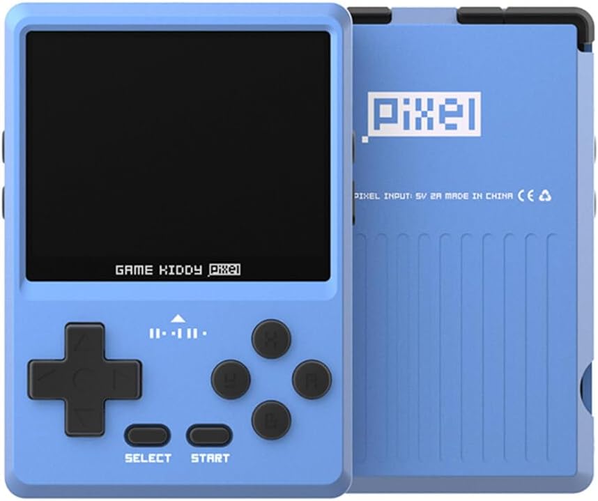 Amazon.com: GKD Pixel - Consola de juegos de mano retro, 8000 juegos incorporados, tarjeta TF de ...