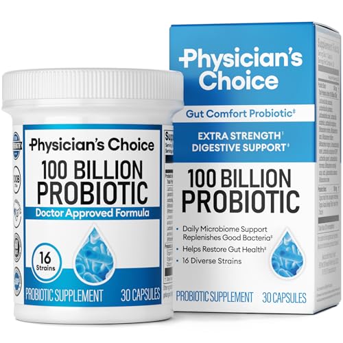 Physician's CHOICE 100 Billion Advanced Probiotic - 16 Strains ...