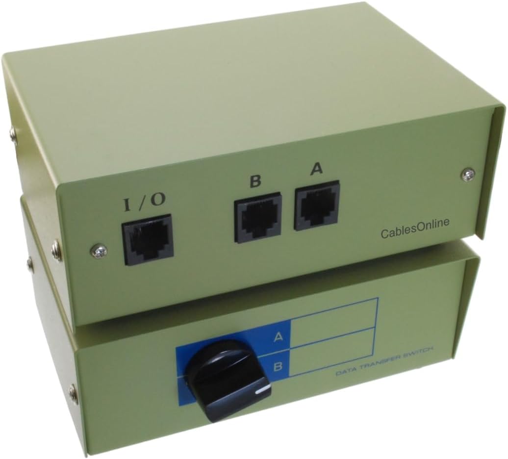 Amazon.com: RJ45 Network Switch Selector 2x1 Ethernet RJ45 Network ...