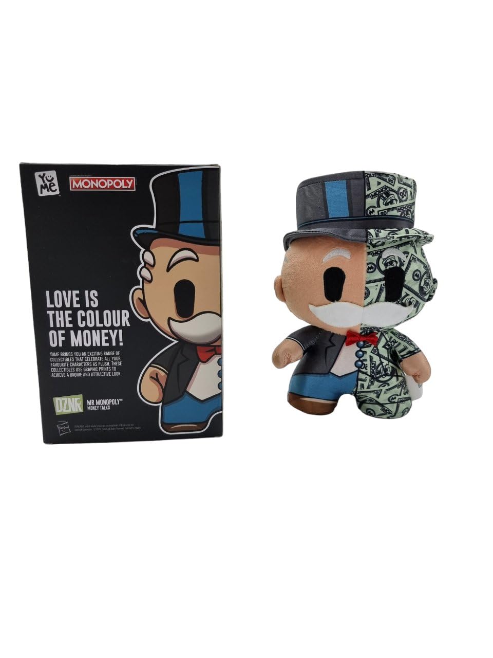 BANDAI Monopoly Merchandise Mr Monopoly Plush Toy Money Talks Version ...