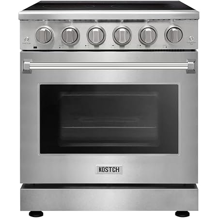 Amazon.com: KOSTCH 30 inch Professional Electric Range with 5 Heating Elements Cooktop, 4.55 Cu ...