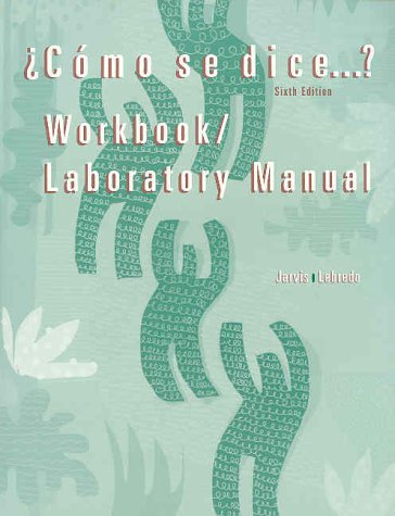Amazon.com: Como Se Dice Workbook Lab Manual: 9780395857946: Jarvis ...