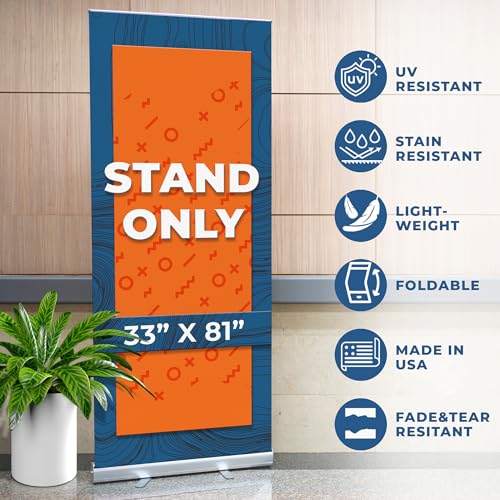 Snapklik.com : Heavy Duty Premium Retractable Banner Stand