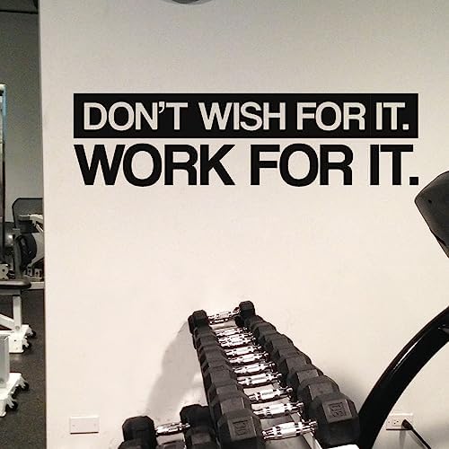 Amazon.com: Inspirational Quotes Wall Decals,Office Vinyl Art Decor Gym ...