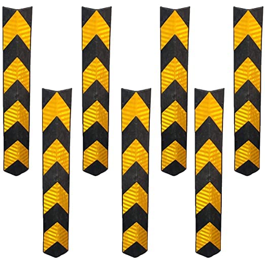 Buy Generic Parking Safety Rubber L-Shape Pillar Guard with 4 ...