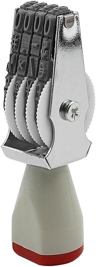 Alnicov Number Roll Stamps,Date Stamp,Rolling Wheel Stamp,Adjustable ...