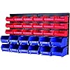 Amazon.com: MaxWorks 80694 30-Bin Wall Mount Parts Rack/Storage for ...