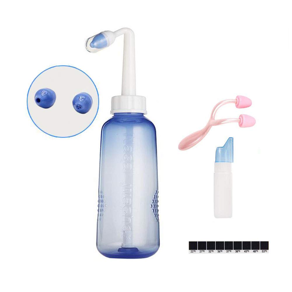 Buy WHYTT 300ml Bottle with Nasal Rinse Kit Sinus Pot Nose Wash Nasal ...