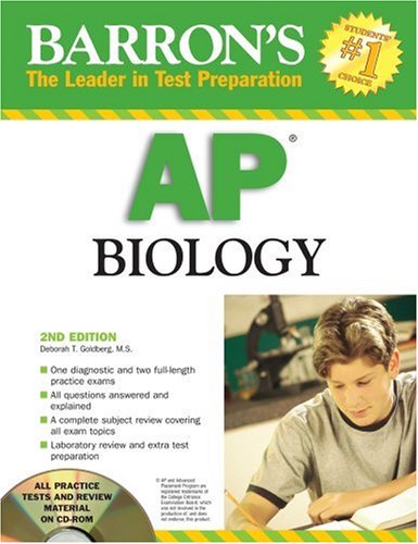 Buy Barron's AP Biology with CD-ROM (Barrons How To Prepare For the AP ...