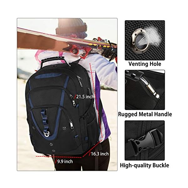 Extra Large Laptop Backpack with USB Charger Port - Shop UK