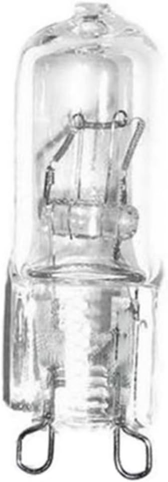 Amazon.com: JCD Type G9 Halogen Light Bulb, 120V 40W, Bi-Pin, Set of 10 ...
