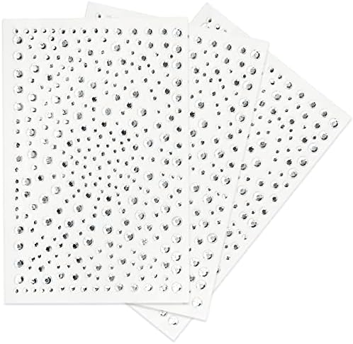 325Pcs Self Adhesive Rhinestone Stickers,Self-Adhesive Bling Clear ...