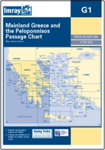 Imray Chart G1: Mainland Greece and the Peloponnisos: Imray ...