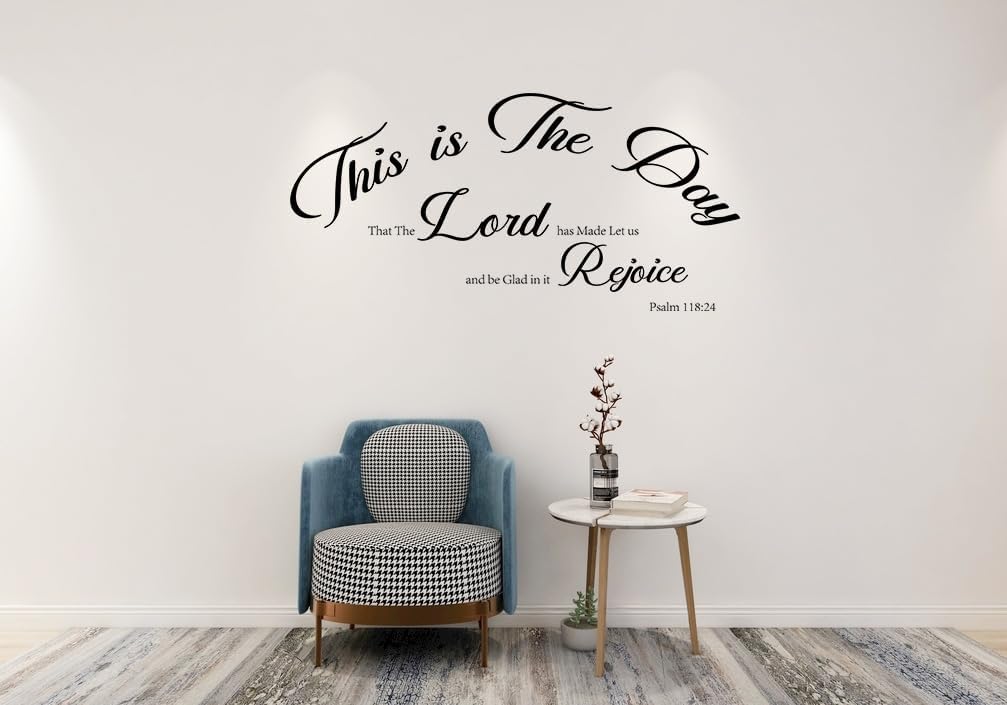 Amazon.com: Bible Verse Prayer Wall Decal Sticker, This is The Day That ...
