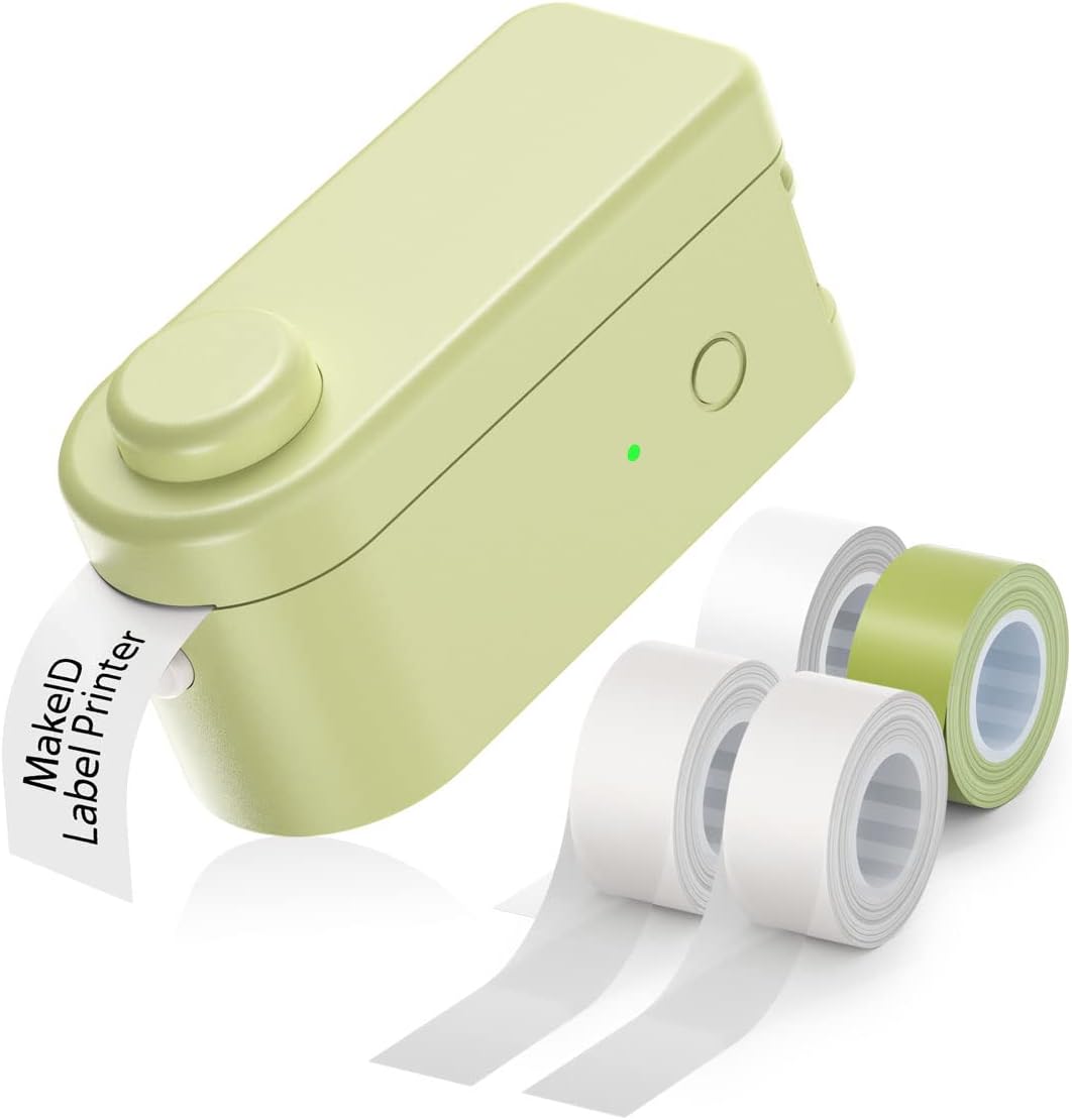 Amazon.com : Makeid Label Maker Machine with Tape - 0.63& 0.47& 0.35 ...