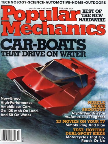 Popular Mechanics Magazine January 2004 Volume 181 No. 1: Jay Leno ...