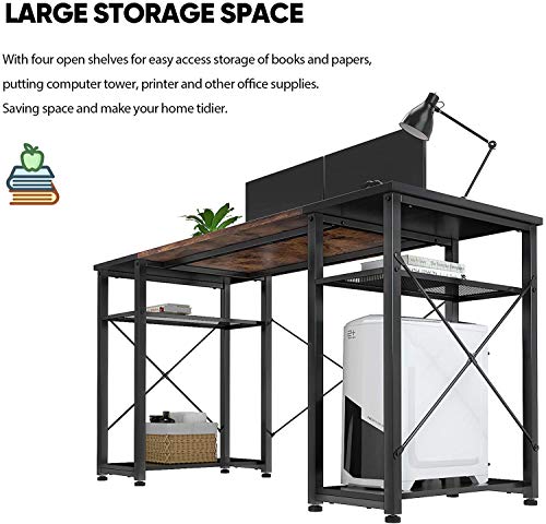 TEKAVO - Computer Table for Home Office Laptop Study Writing Desk with ...