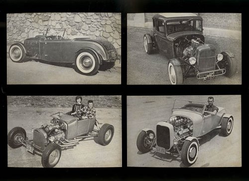 Rod & Custom Car Magazine Exhibit Vending Machine Cards (4 Hot Rod ...