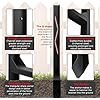Amazon.com: Fence Post Repair Kit, Heavy Duty Steel Fence Post Anchor ...