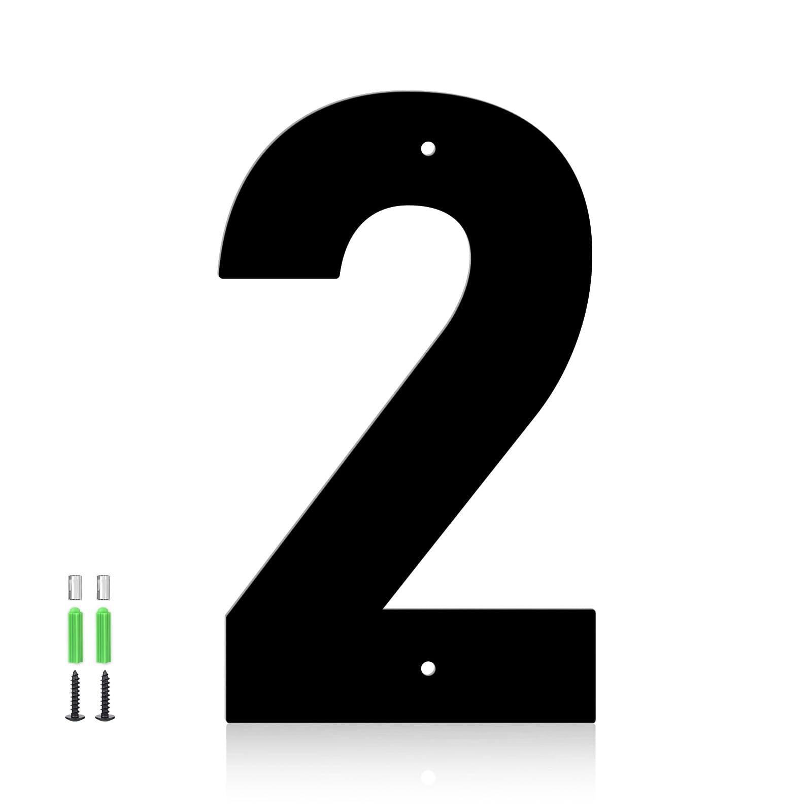 Amazon.com: Stainless Steel Floating House Numbers, 3 Inch Modern Metal ...