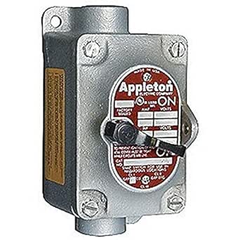 Amazon.com: APPLETON EDSC2129 1-G 3/4 SNAP Switch STA-FS : Industrial ...