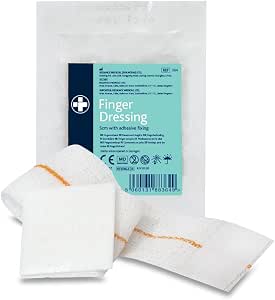 Reliance Medical Large Finger Dressing with Adhesive Fixing - Ideal for ...